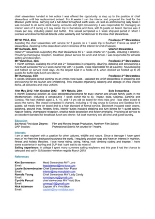 HazelDFearnley CV May 2015 | PDF