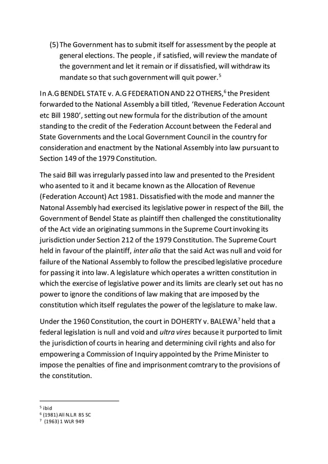 THE CONCEPT OF CONSTITUTIONAL SOVEREIGNTY | DOCX | Personal Taxes ...