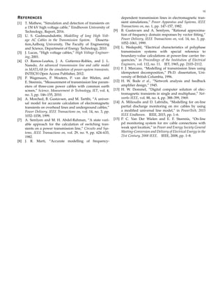 Simulation and detection of transients on a 150kV HV Cable-paper | PDF ...