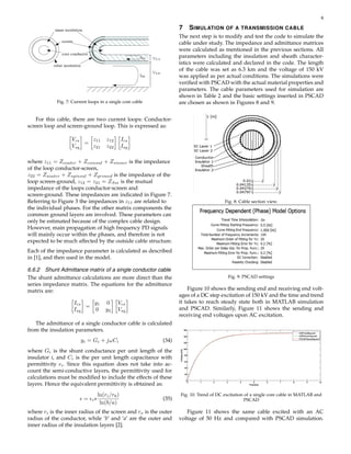 Simulation and detection of transients on a 150kV HV Cable-paper | PDF | Physics | Science