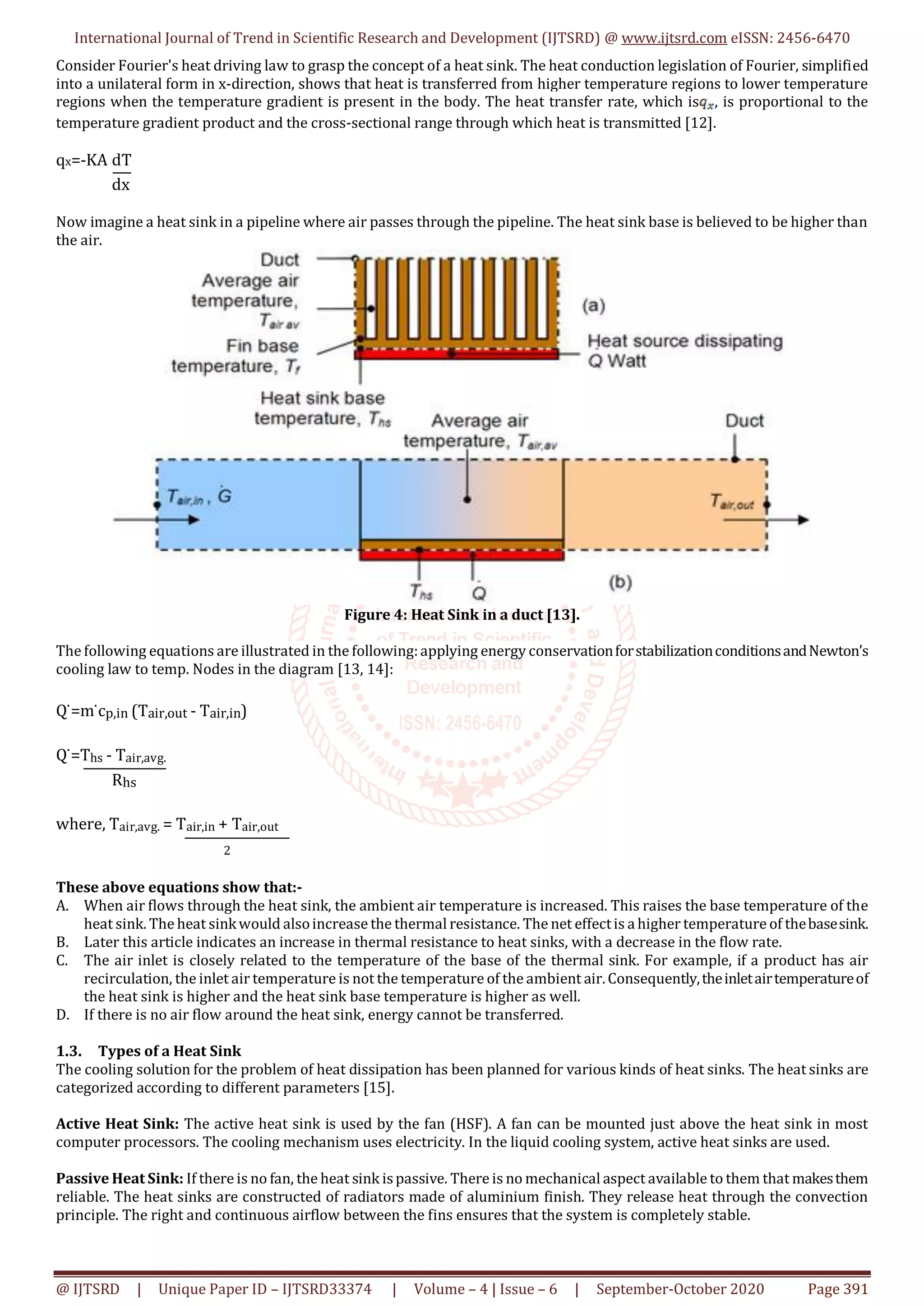 Heat Transfer Enhancement of Plate Fin Heat Sinks – A Review | PDF