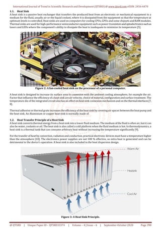 Heat Transfer Enhancement of Plate Fin Heat Sinks – A Review | PDF