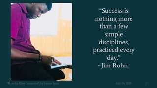 EPG Final Portfolio "How the Dots Connected" | PPT