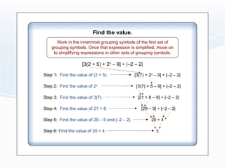 Order of Operations | PPT