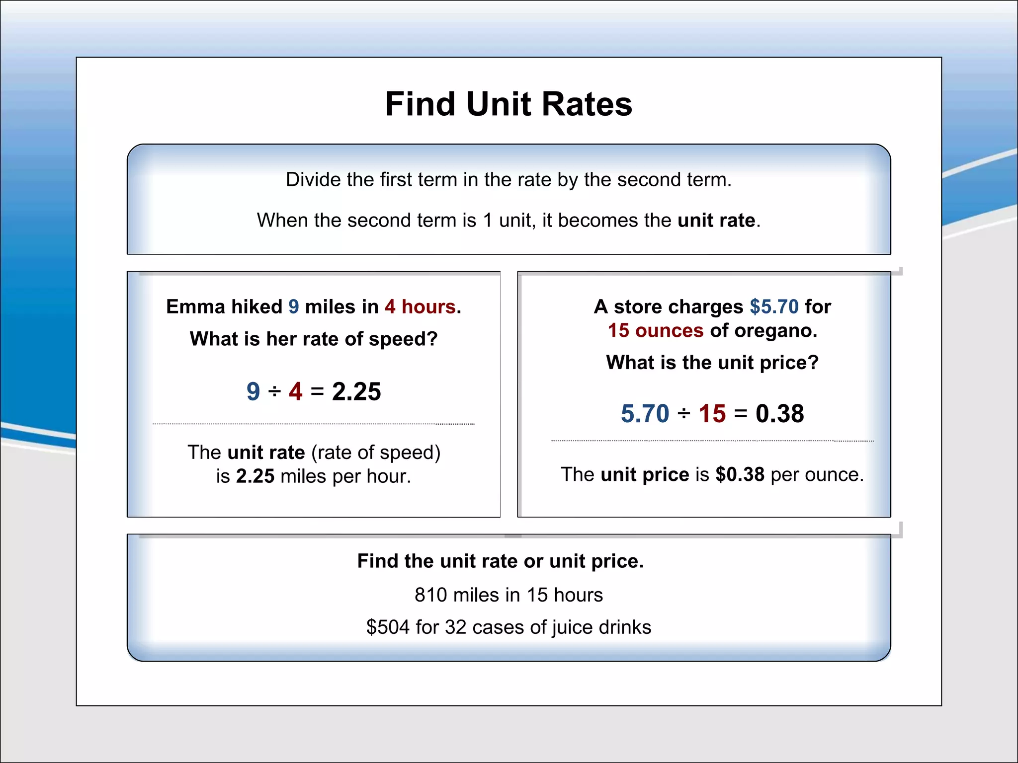 Rate of Change | PPT
