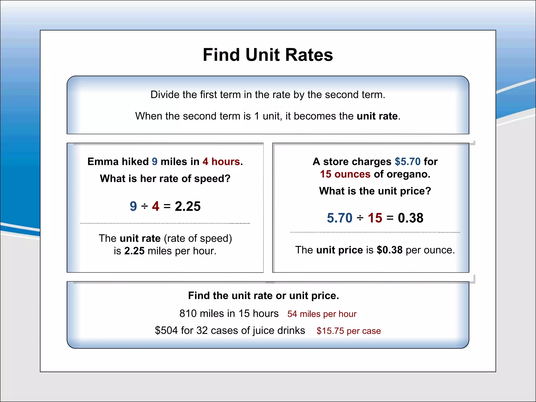 Rate of Change | PPT