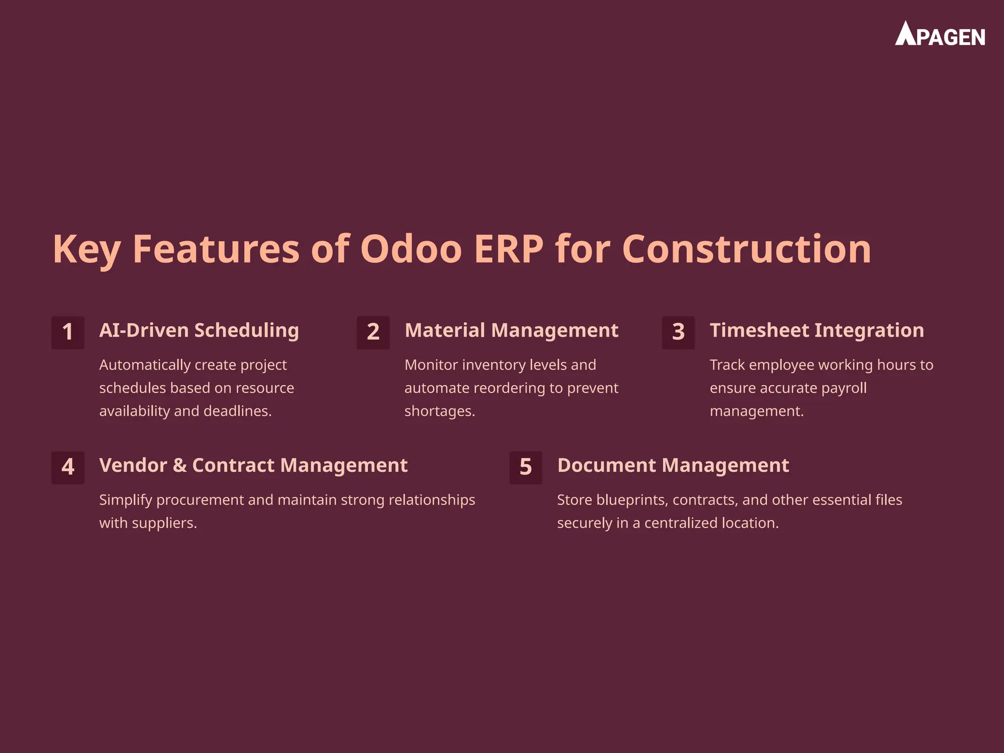 Revolutionize Construction The Power Of Odoo Erp With Ai Pptx