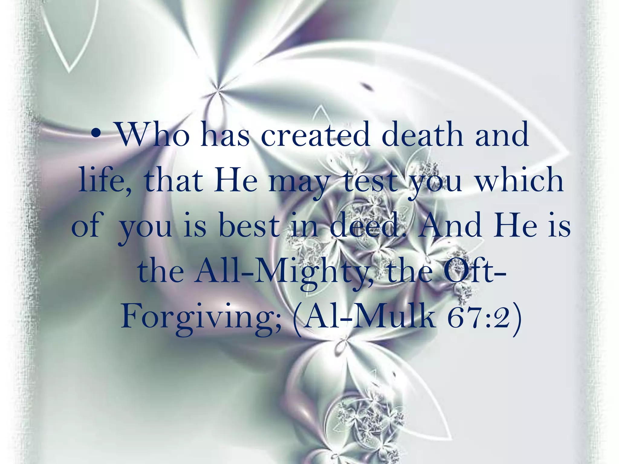 67 surah al mulk (dominion) | PPTX