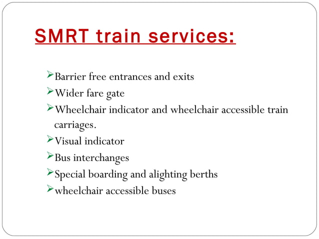 Managing Operations And Service Quality-SMRT trains case study | PPT ...