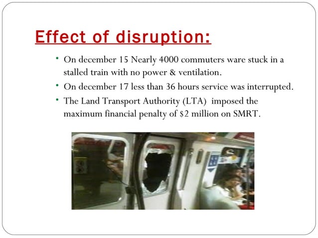 Managing Operations And Service Quality-SMRT trains case study | PPT ...
