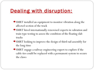 Managing Operations And Service Quality-SMRT trains case study | PPT