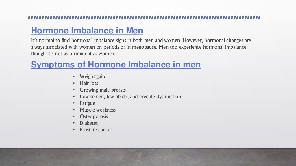 Hormonal Imbalance Signs and Treatment in Men & Women