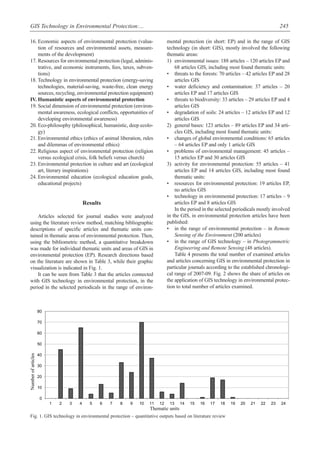 GIS Technology in Environmental Protection: Research Directions Based on Literature Review | PDF