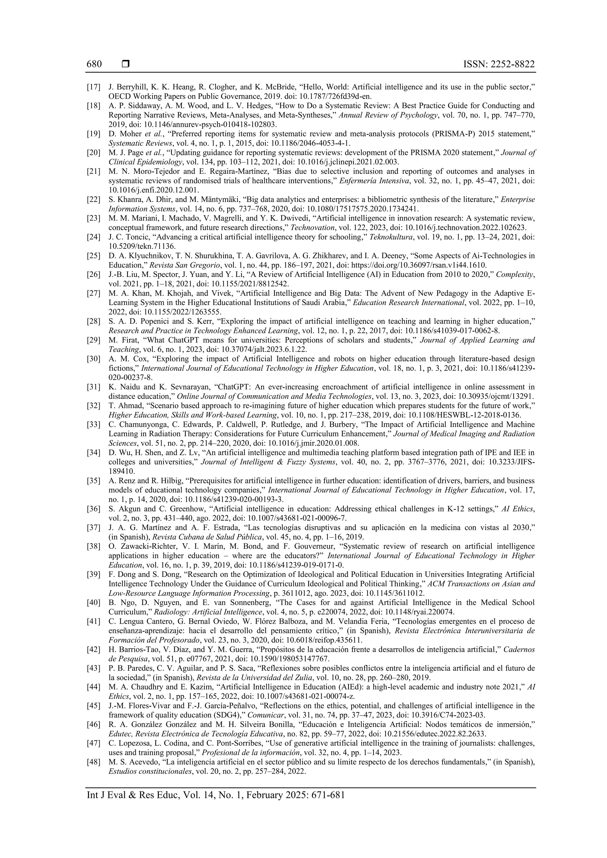 Disruptive technologies in the university curriculum: use of artificial ...