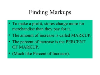6.8 & 6.9 Percent Change Markup | PPT
