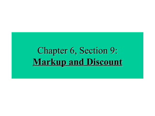 6.8 & 6.9 Percent Change Markup | PPT