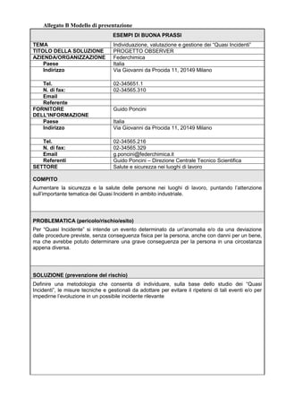 68 buone prassi quasi incidenti | PDF | Business | Business and Finance