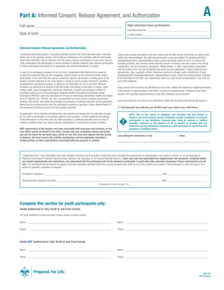BSA Health Form | PDF