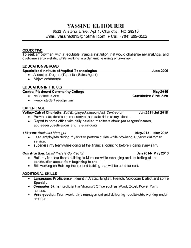 Yassine_resume | DOCX
