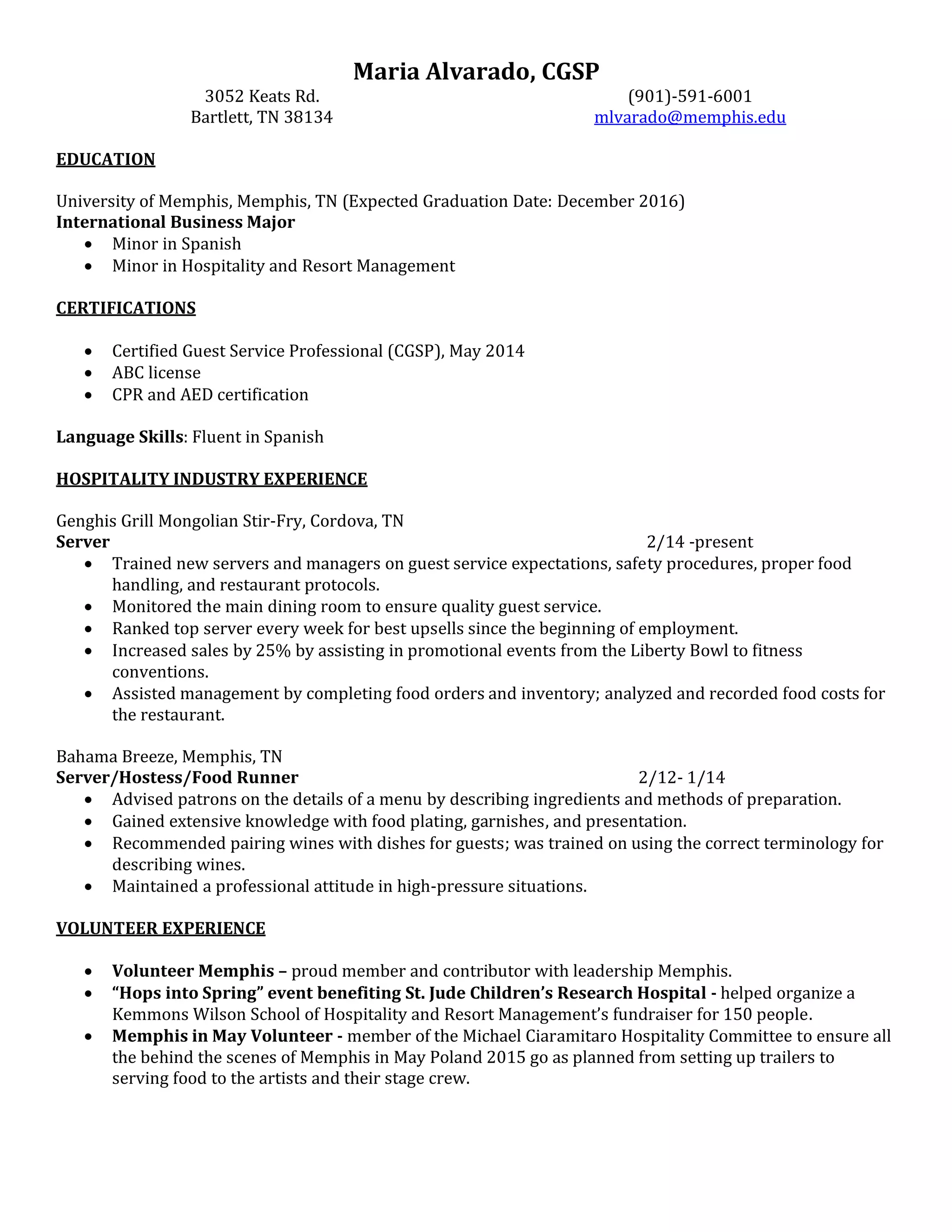 Maria Alvarado, CGSP | PDF | Free Download