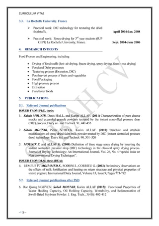 CV-Sabah 2016 | PDF | Food Industry | Industries