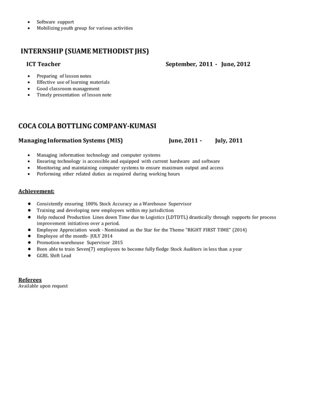 FRED ADJEI CV 2017 | DOCX