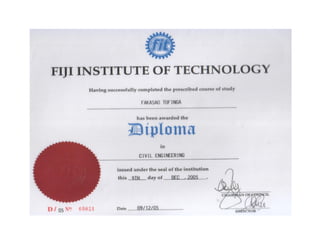 Diploma Certificate 1 | PDF