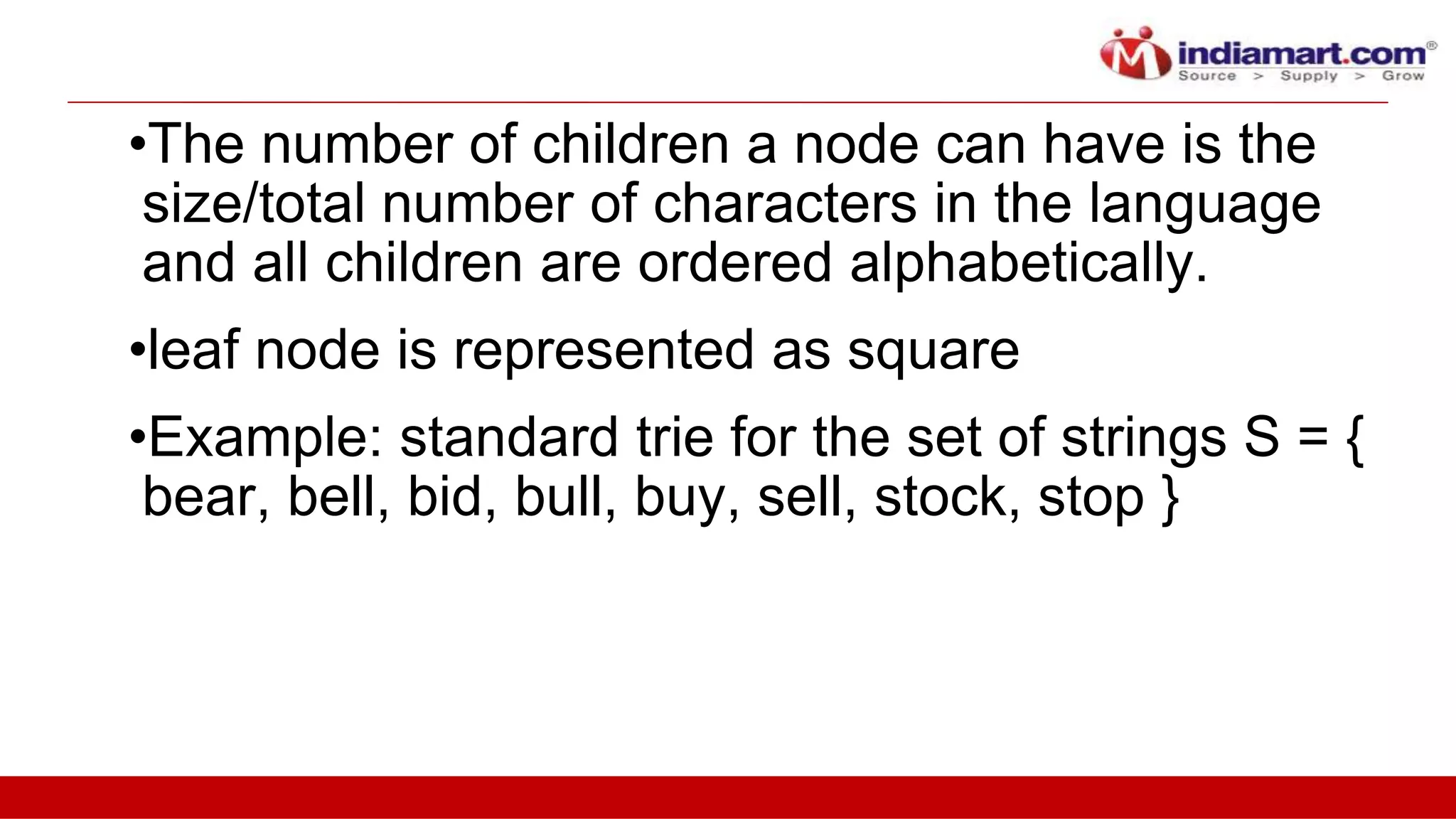 Tries Data Structure Ppt