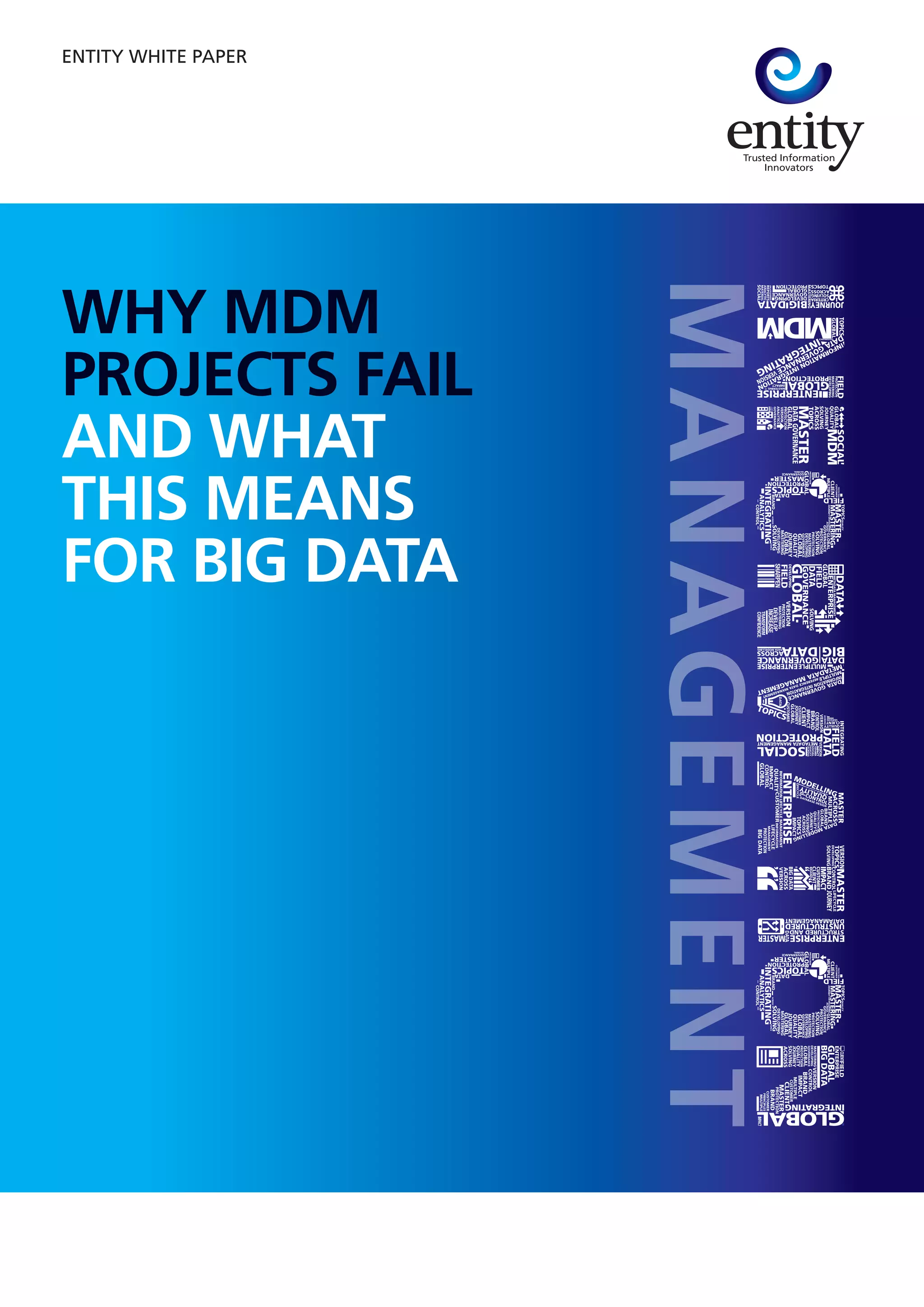 Why Master Data Management Projects Fail and what this means for Big ...