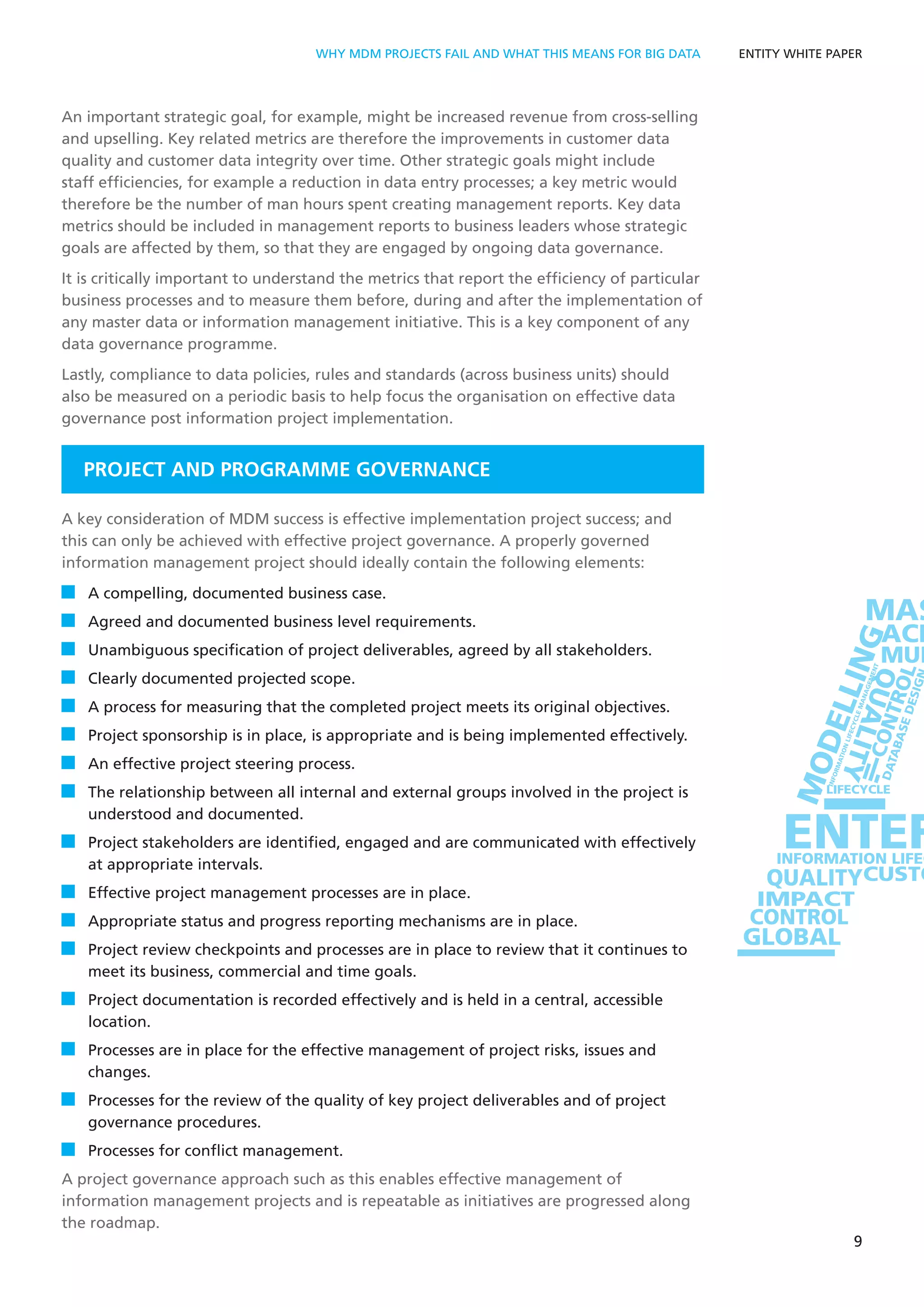 Why Master Data Management Projects Fail and what this means for Big ...