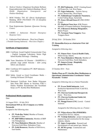 CV SAFETY Dwi Cahyo Hariyanto. | PDF