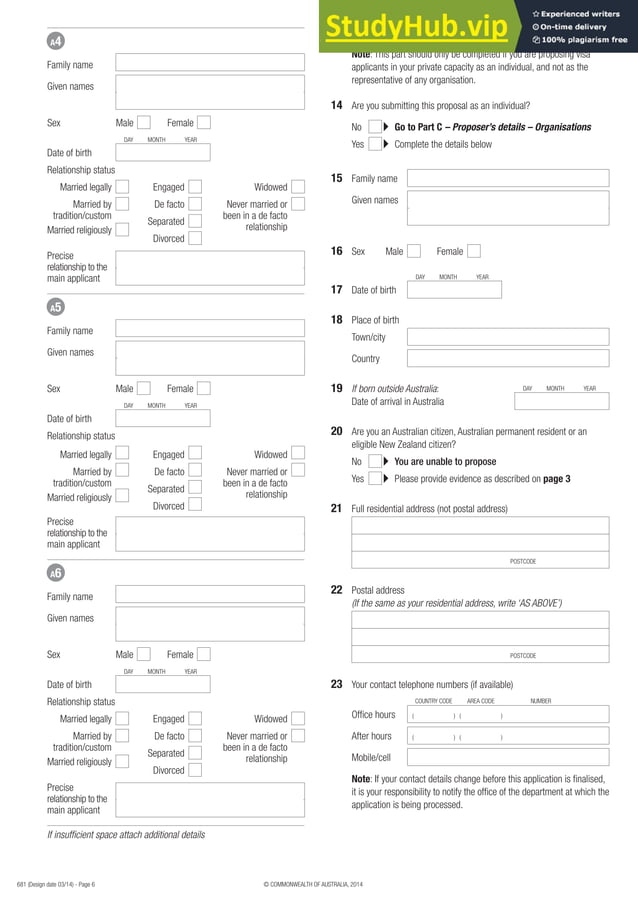 681 - Refugee And Special Humanitarian Proposal | PDF | Government ...
