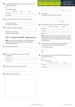 681 - Refugee And Special Humanitarian Proposal | PDF