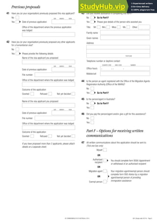 681 - Refugee And Special Humanitarian Proposal | PDF