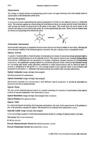 Basic Stereochemistry | PDF