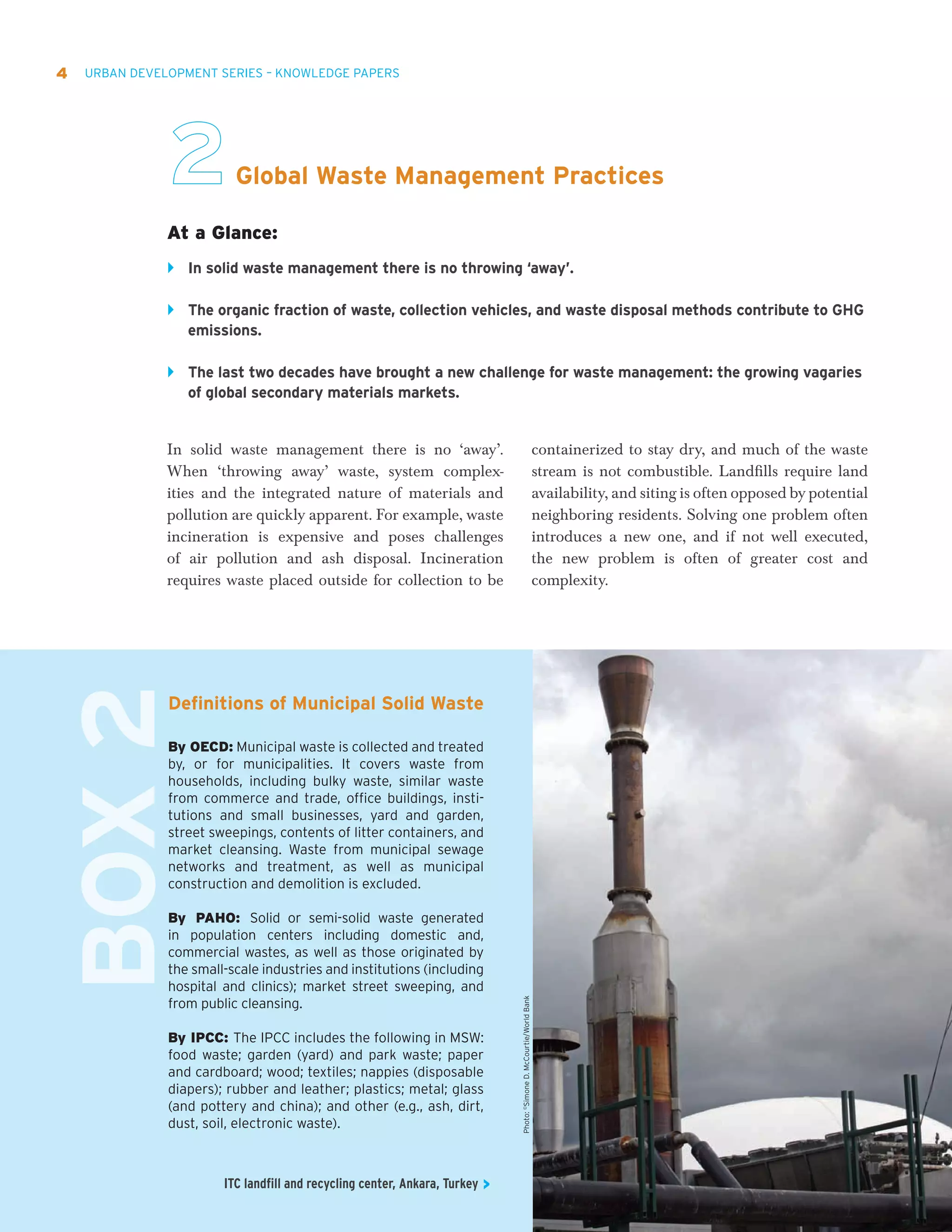What a Waste - Global Review of Solid Waste Management | PDF