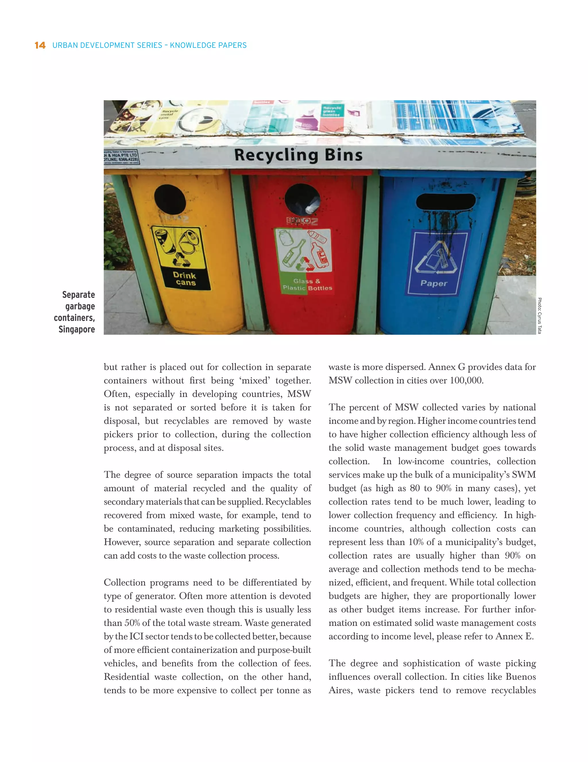 What a Waste - Global Review of Solid Waste Management | PDF