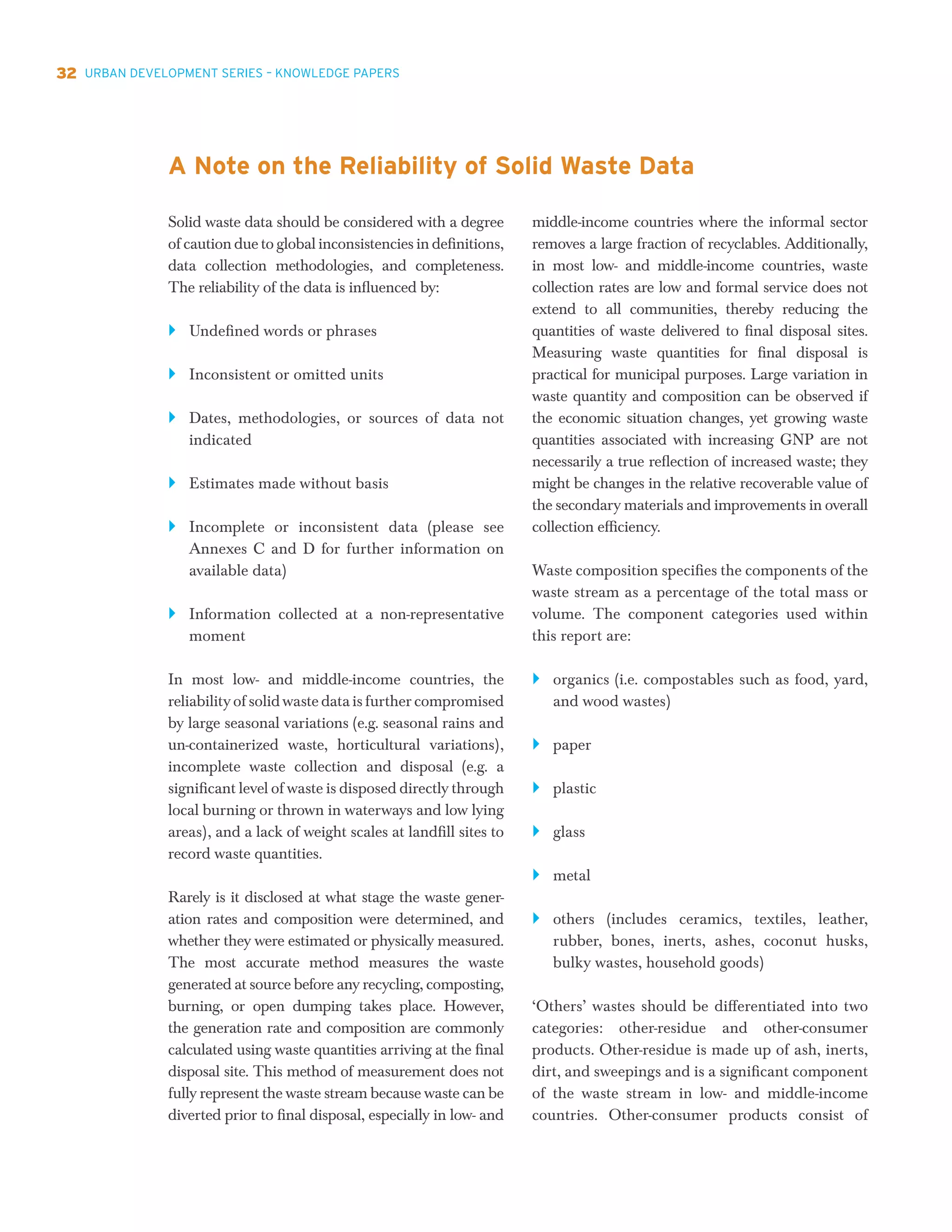 What a Waste - Global Review of Solid Waste Management | PDF