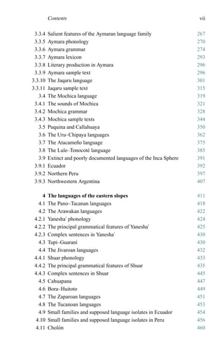 Languages Of The Andes | PDF