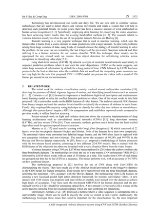 A fully integrated violence detection system using CNN and LSTM | PDF