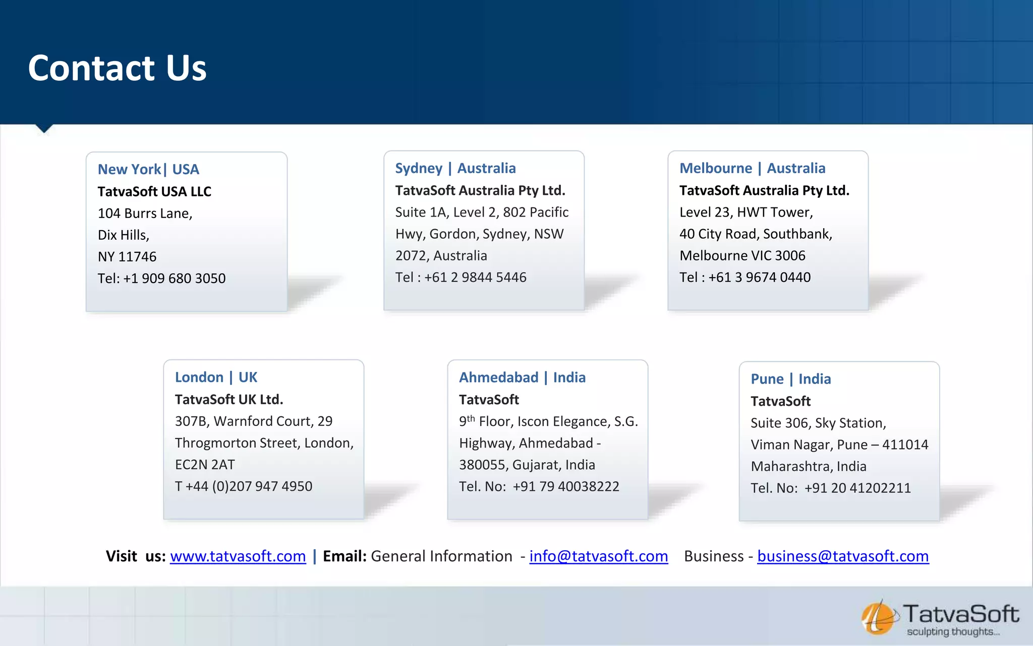 TatvaSoft Company Profile | PPTX