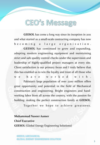 GEESOL MECHANICAL PRofile | PDF | Construction Industry | Industries