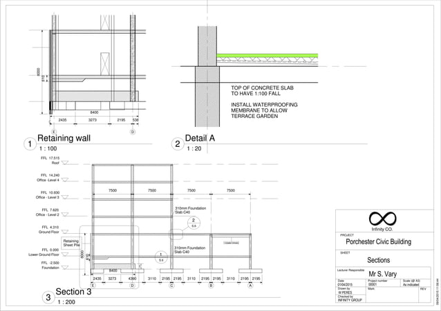 Analytical Project - Sheet - S-6 - Sections | PDF