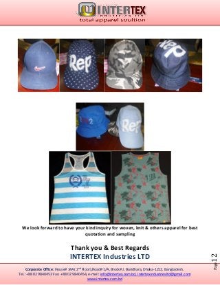 Profile of INTERTEX Industries LTD | PDF