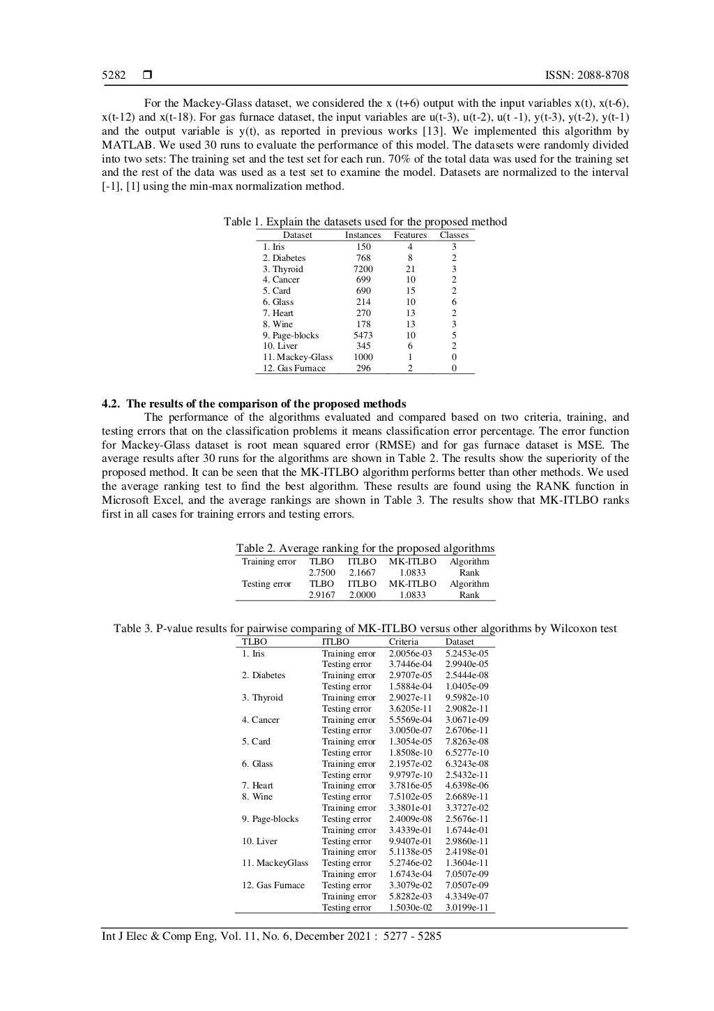 Using The Modified K Mean Algorithm With An Improved Teaching Learning Based Optimization