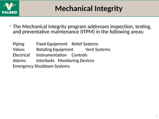 6824837121 - Valero Benicia's MI program | PPT