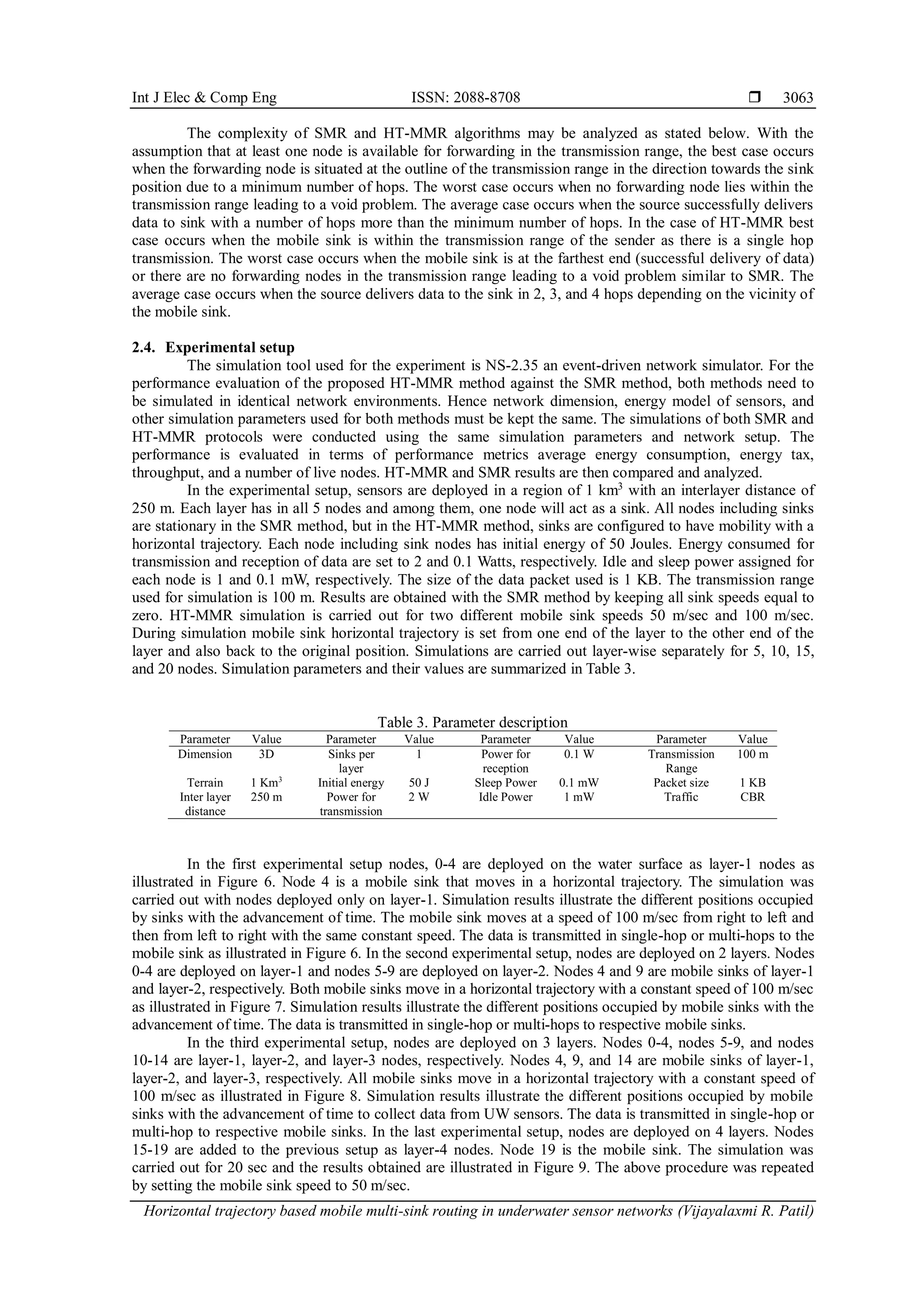 Horizontal trajectory based mobile multi-sink routing in underwater sensor networks | PDF