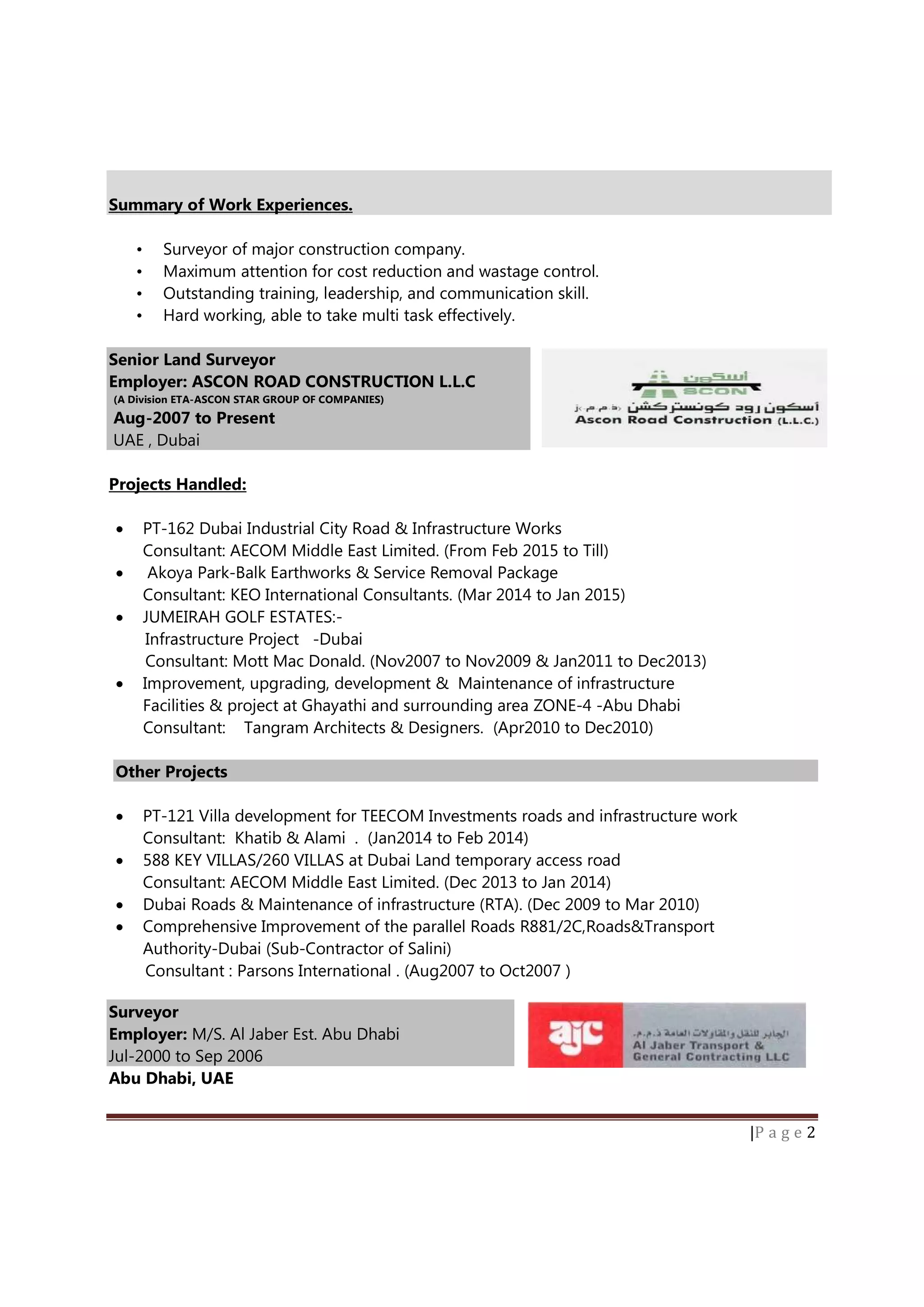 CV-SAJAN LAND SURVEYOR 15-07-15 | PDF