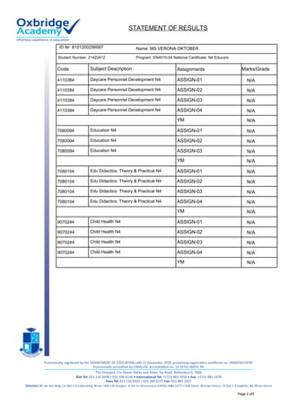 ResultStatement | PDF