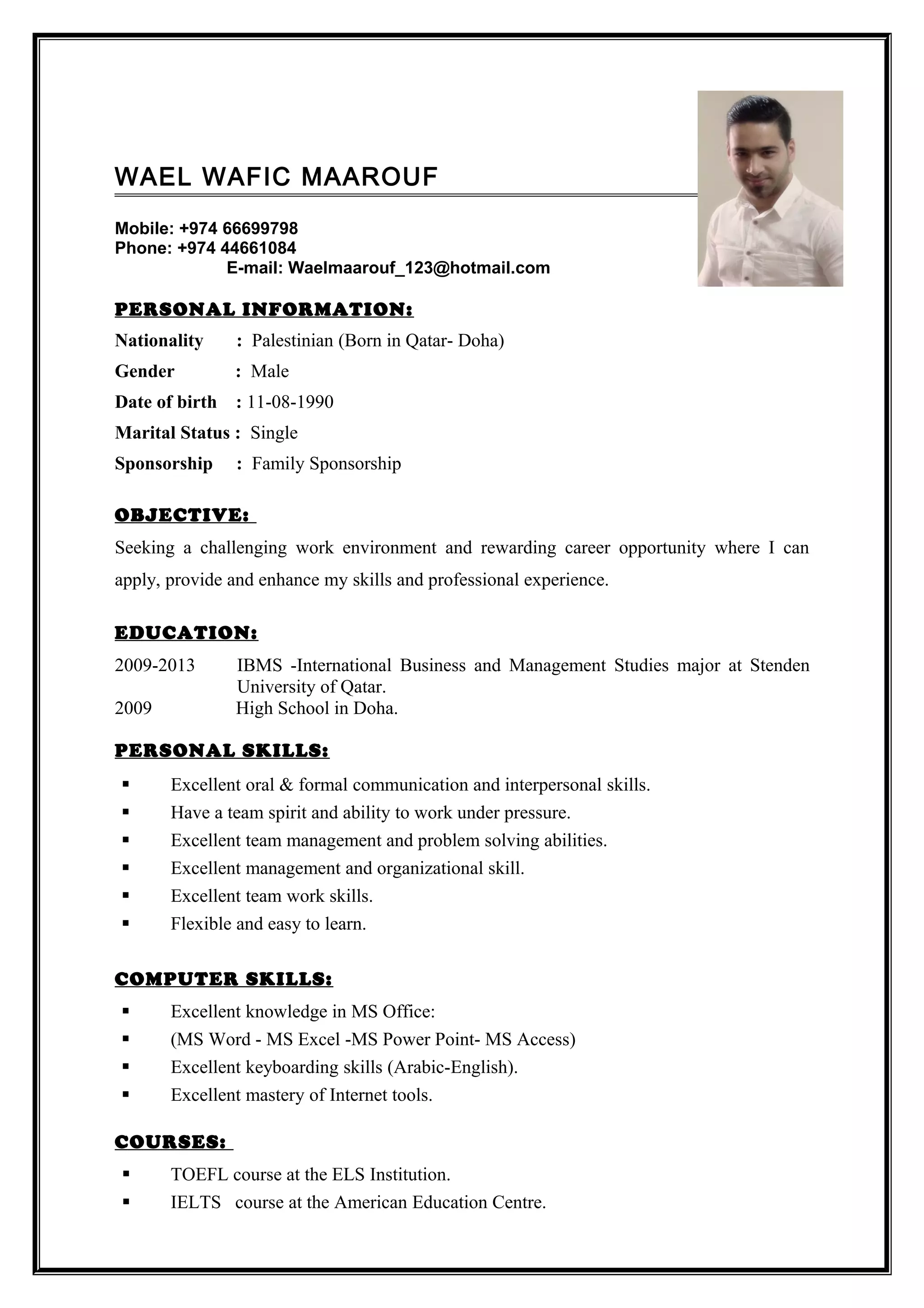 MAAROUF. WAEL CV | DOC